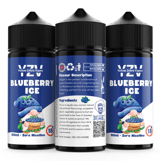 Our Ice & Menthol Flavoured E-Liquid Collection – Yellow Zebra Vapes